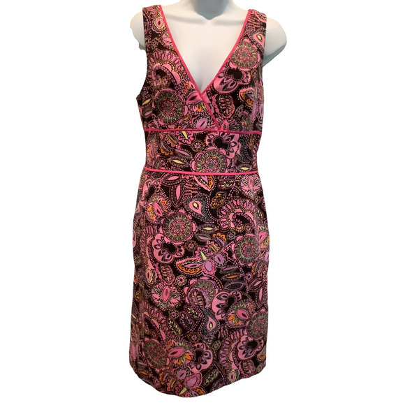 Sigrid Olsen | Dresses | Sigrid Olsen Colorful Cotton Pique Sleeveless ...